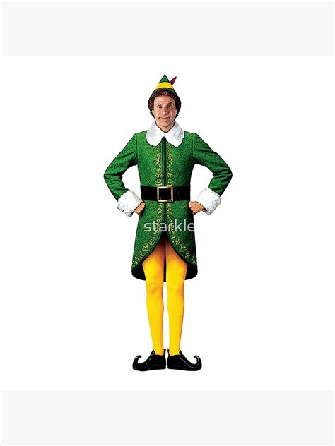 Buddy The Elf Christmas Movie Arms Akimbo Will Ferrell Poster For