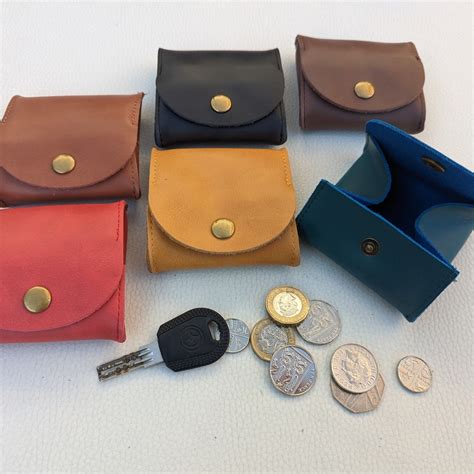 Leather Coin Purse Etsy