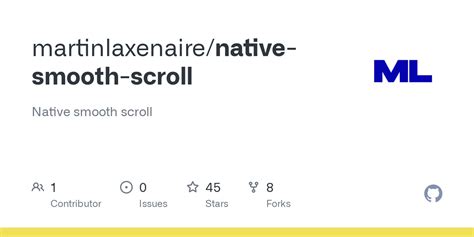 GitHub Martinlaxenaire Native Smooth Scroll Native Smooth Scroll