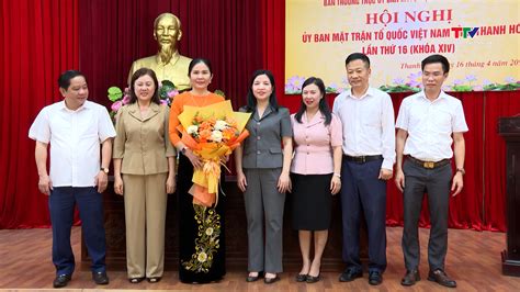 Hội nghị Ủy ban Mặt trận Tổ quốc tỉnh Thanh Hóa lần thứ 16 khóa XIV