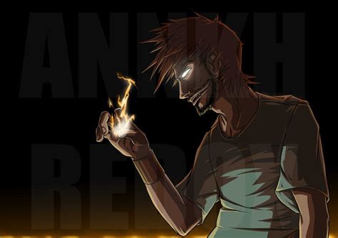 Herobrine 5 By Annkh Redox Minecraft Anime Minecraft Fan Art