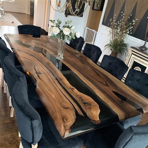 Black Walnut Epoxy Tables
