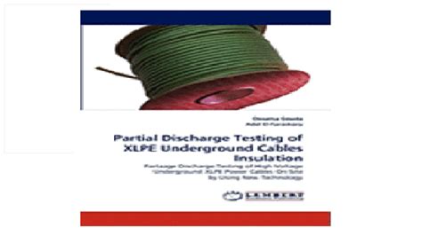 pdf partial discharge testing of xlpe underground cables insulation