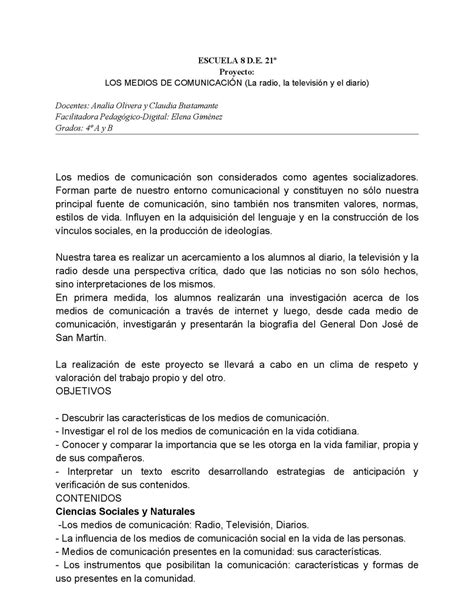 Imperativo Niña Inyectar Caracteristicas De La Radio Como Medio De
