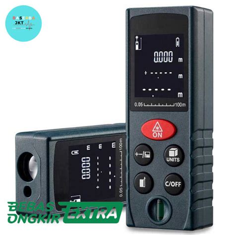 Jual Meteran Laser Digital Laser Pengukur Jarak Rangefinder 100 Meter Jakarta Barat