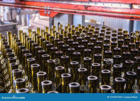 Wine Bottles Background Winemaking Process To Preparing Wine For