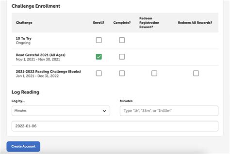 how to log past reading for a new offline reader account beanstack