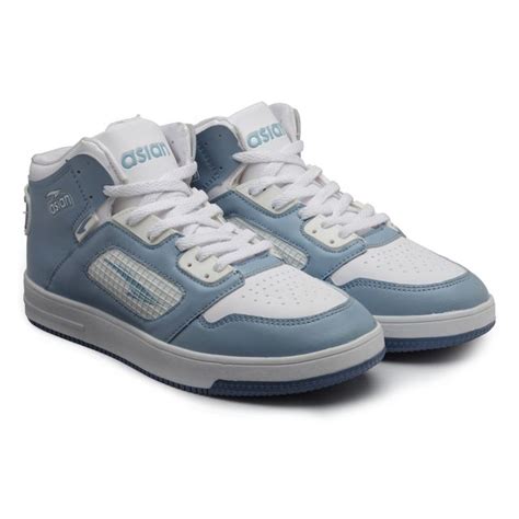 Buy Asian Carnival 01 Hightop Sneakers For Men Slate White Uk 7
