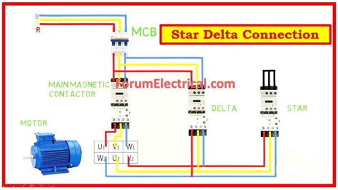How To Connect A 3 Phase Motor In Star And Delta Connection