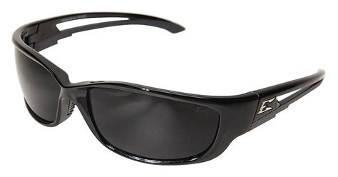 Edge Eyewear Kazbek Xl Scratch Resistant Safety Glasses Smoke Lens