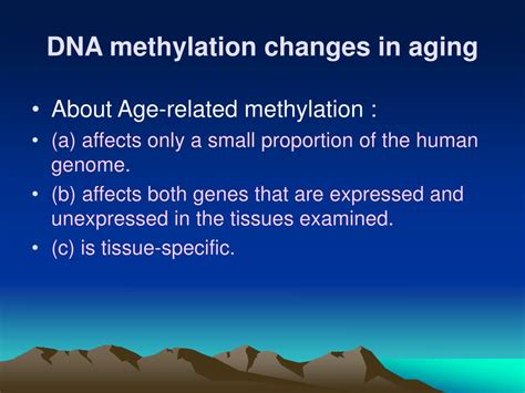 Ppt Lsh Dna Methylation And Aging Powerpoint Presentation Free Download Id424828
