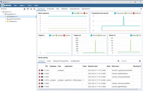 Установка Postgresql на Windows Server 2019