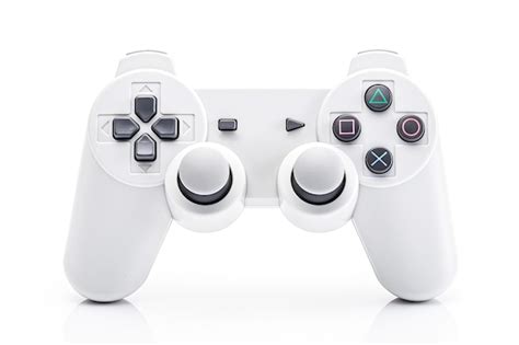Premium Ai Image White Game Controller Isolated On White Background