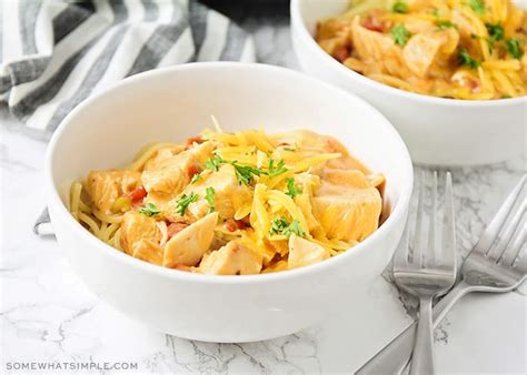 Crock Pot Cheesy Chicken Spaghetti Recipe Somewhat Simple