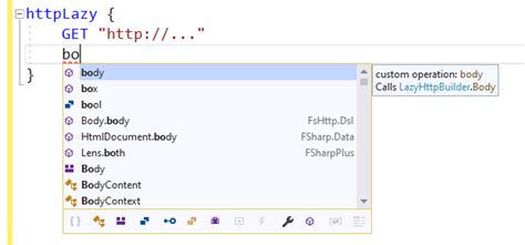 Custom Operations Missing In Completion List · Issue 11578 · Dotnet