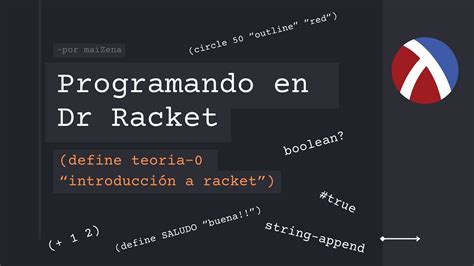 Aprendiendo Dr Racket Teoria 0 Introducción Youtube