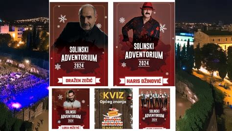 Advent na Gradini u Solinu Dražen Zečić otvara zimski program glazbom i zabavom DALMACIJA DANAS