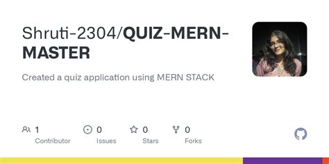 Github Shruti Quiz Mern Master Created A Quiz Application Using