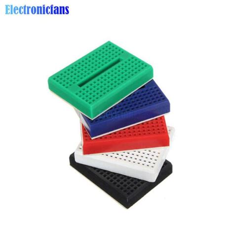 【happy One】5pcs Experiment Test Protoboard 170 Tie Points Mini Solderless Shield For Arduino 5