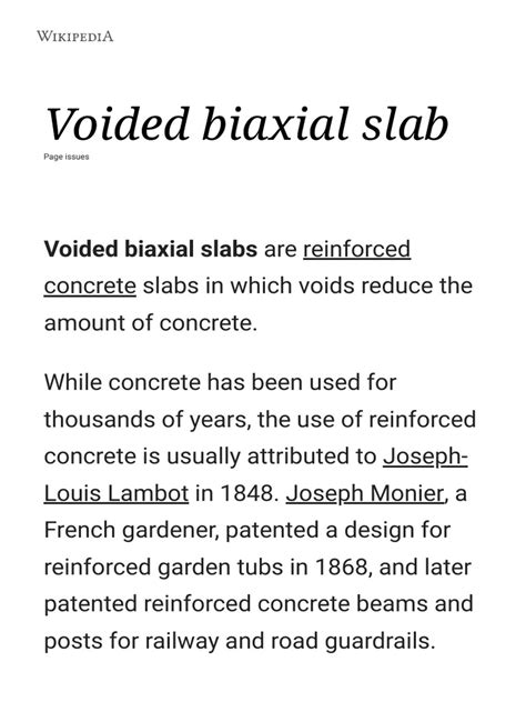 Voided Biaxial Slab Wikipedia Pdf Architectural Elements Architectural Design