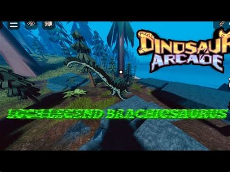 Loch Legend Brachiosaurus Showcase Dinosaur Arcade Roblox Youtube