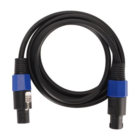 Speaker Connection Cable Male To Male Plug And Play Speaker Cord With Twist Lock For Stage