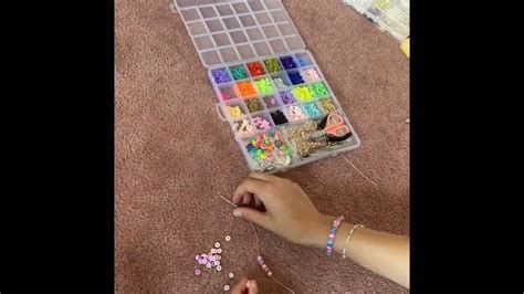 How To Make Clay Bead Braclet Youtube