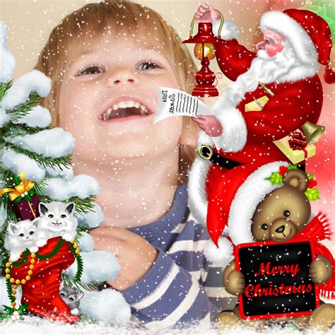 Sinnlich S Christmas Frames November Red Teddy Christmas Sinnlich Me Santa