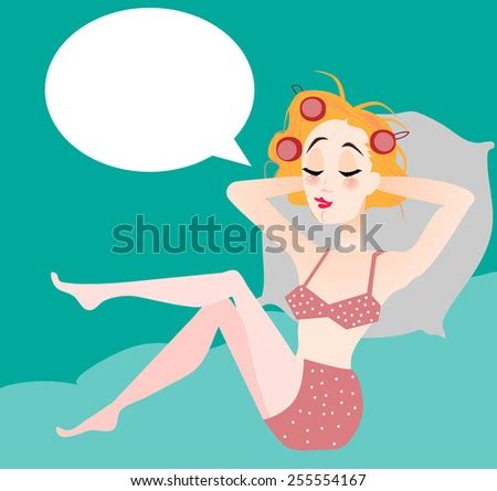 Sexy Pinup Woman Phone Answer Call Stock Vector 386677669 Shutterstock