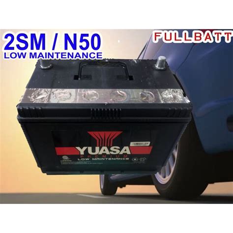 Yuasa 2sm N50 Premium Low Maintenance Car Battery Lazada Ph