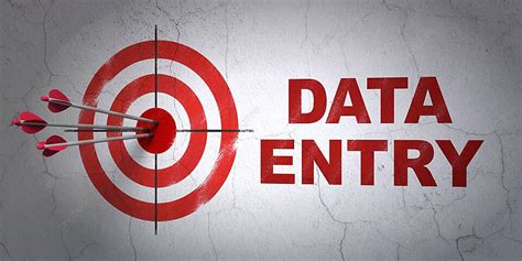 Wall Background With Target And Data Entry Representing Information