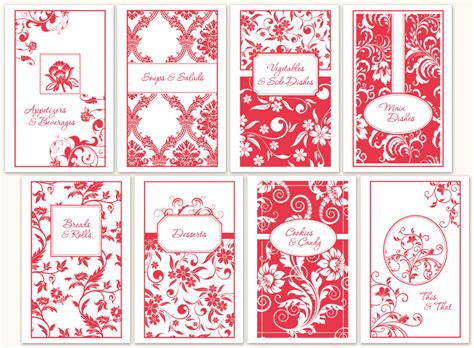 6 Best Images Of Printable Cookbook Cover Designs Cookbook Cover