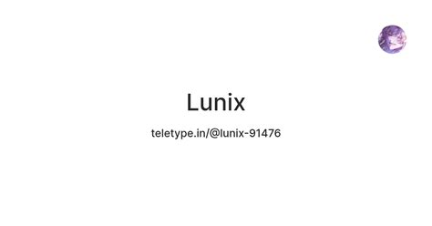 Lunix — Teletype