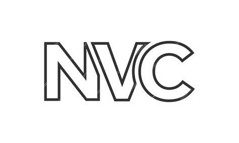 Premium Vector Nvc Logo Design Template With Strong And Modern Bold