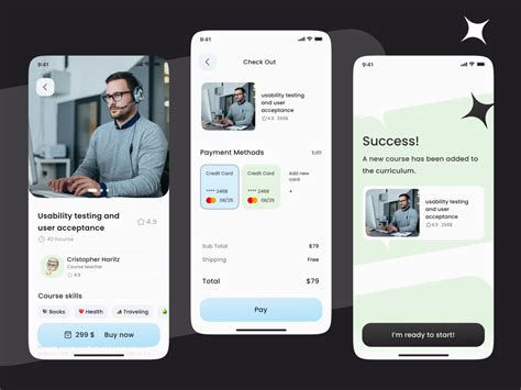 Ed Tech Learning App Ui Design Kit 7 Buying A Course By Kirill Lipovoi
