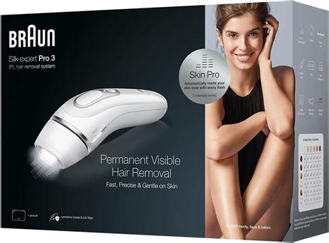 Braun PL3020 Silk Expert Pro 3 IPL Hair Removal Instrument White Silver