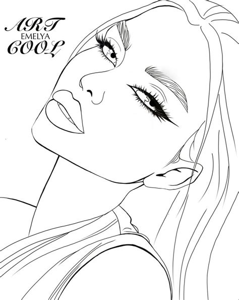 Раскраска для взрослых девочек | Love coloring pages, Coloring pages ...