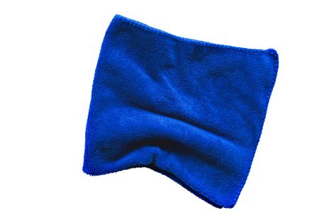 흰색에 추상적 인 파란색 마이크로 화이버 청소 천 텍스트 또는 아트 작업 디자인을 추가하기 위한 배경 복사 공간입니다 마이크로파이버에 대한 스톡 사진 및 기타 이미지