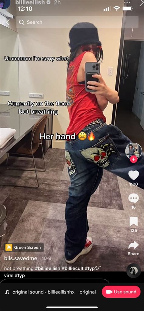 Billie Eilish Fitttt Muscle Shirts Baggy Jeans Baggy