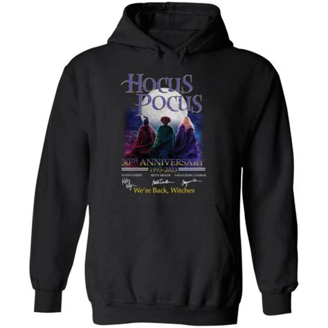 Hocus Pocus 30th Anniversary 1993 2023 Were Back Witches Shirt