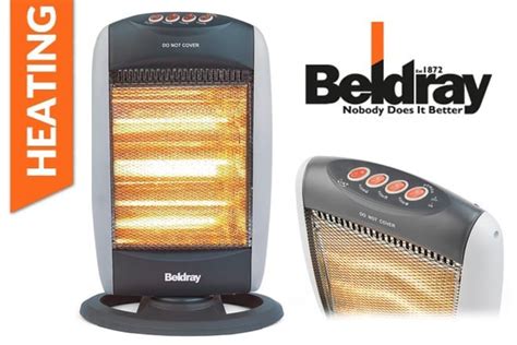 Beldray 1200W Halogen Heater Trusted Brand House Warming Essential