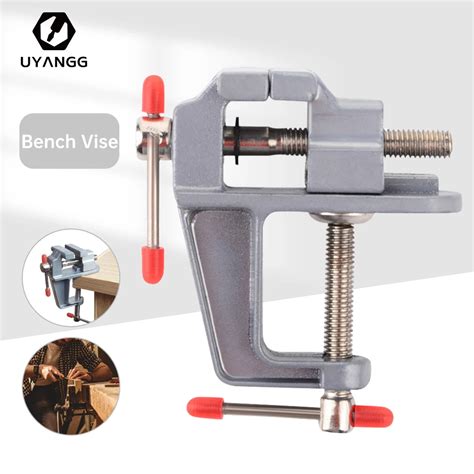 Mini Table Clamp Small Bench Vice New Upgraded Cast Iron