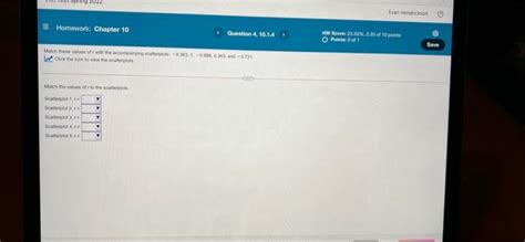 Solved Evan Hendrickson Homework Chapter 10 Question 4