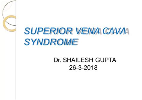 Svc Syndrome Ppt