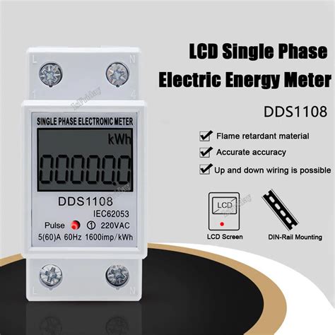 Lcd Kwh Ac 220v 60a 50hz 1