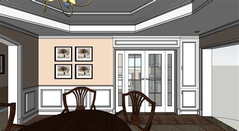 1019 interior classic scene sketchup model free download part 2 25