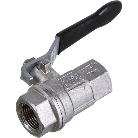 Шаровой кран RUB BRECIA 3/8 DN10 PN65, ВР-ВР, S.33, промышленный, ручка ...