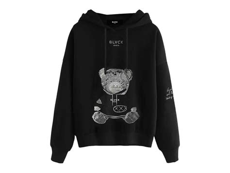ชอป Blvck Evil Twin Teddy Bear Hoodieของแทท SASOM