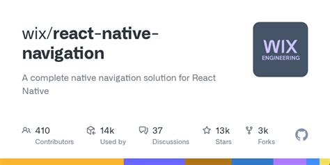 Github Wixreact Native Navigation A Complete Native Navigation