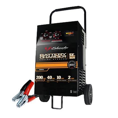 Schumacher Electric SE4020 10 40 200 With Trickle Charge Wheel Style Charger Starter